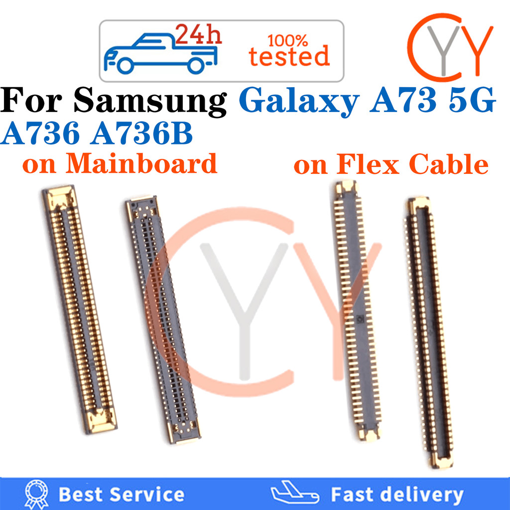 สําหรับ Samsung Galaxy A73 5G A736 A736B Pin จอแสดงผล LCD FPC Connector ...