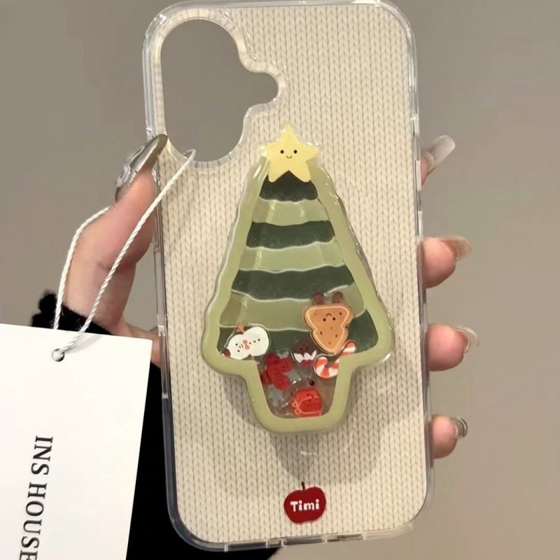 เคสโทรศัพท์มือถือสำหรับต้นคริสต์มาสสำหรับ iPhone Yaoyaole 16/15 ...