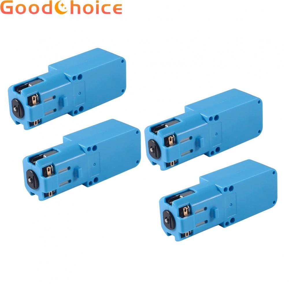 【Good】4Pcs Blue Plastic Casing Gear Motor for Robotics and Toy Cars ...