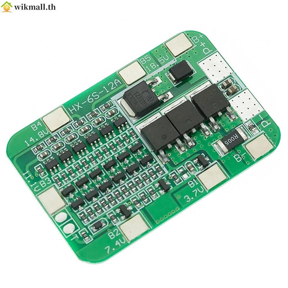 【WIK】Protection Board DIY Kit Six Strings Polymer 6S 15A 24V Battery ...