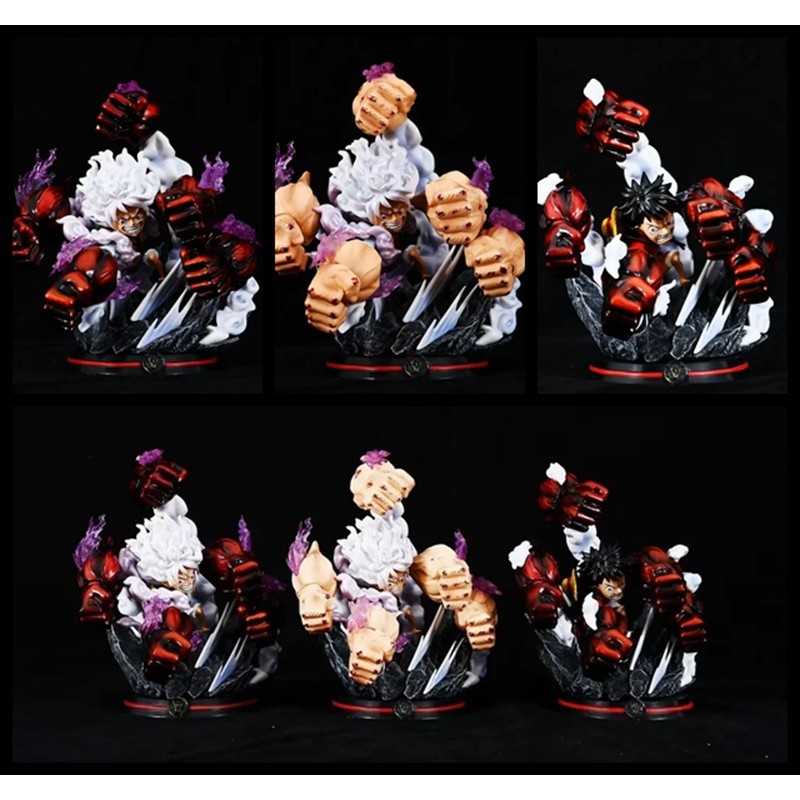 One Piece Resonance Series WCF Nika Luffy Multi-Fist Onishima ตกแต่ง ...