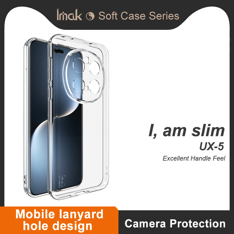 Original Imak Casing Honor Magic 7 Pro 5G Transparent Soft TPU Back Case Magic7 5G ซิลิโคนใสกัน ...