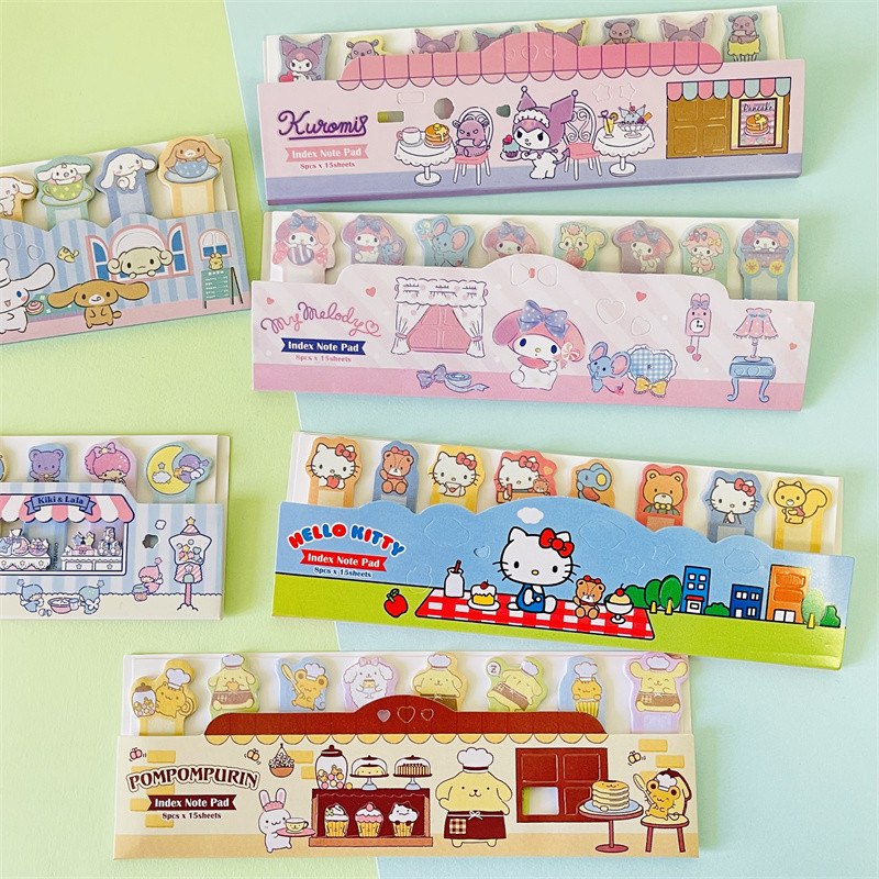 120 ชิ้น/เซ็ต Sanrio Index Note Sticky Notes ที่คั่นหนังสือขนาดเล็ก ...