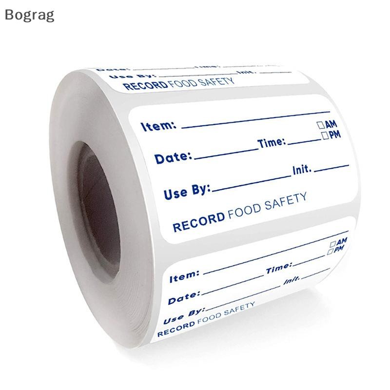[Bogr] 500 ชิ้น/ม้วนสติ๊กเกอร์ครัวตู้เย็นตู้แช่แข็งเก็บอาหารวันที่ ...