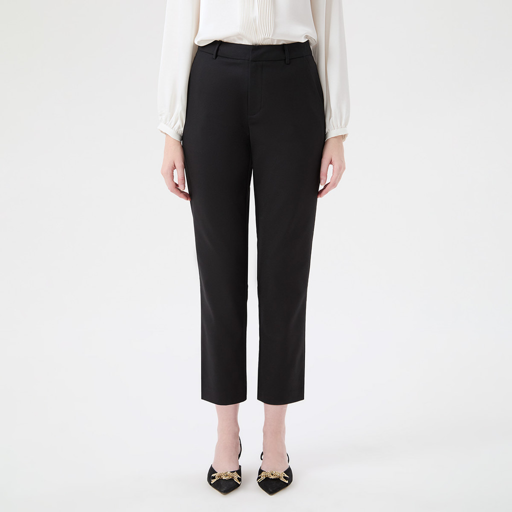 ESPADA กางเกง ทรงสลิม ผู้หญิง สีดำ Slim Trousers | 04977 | Shopee Thailand