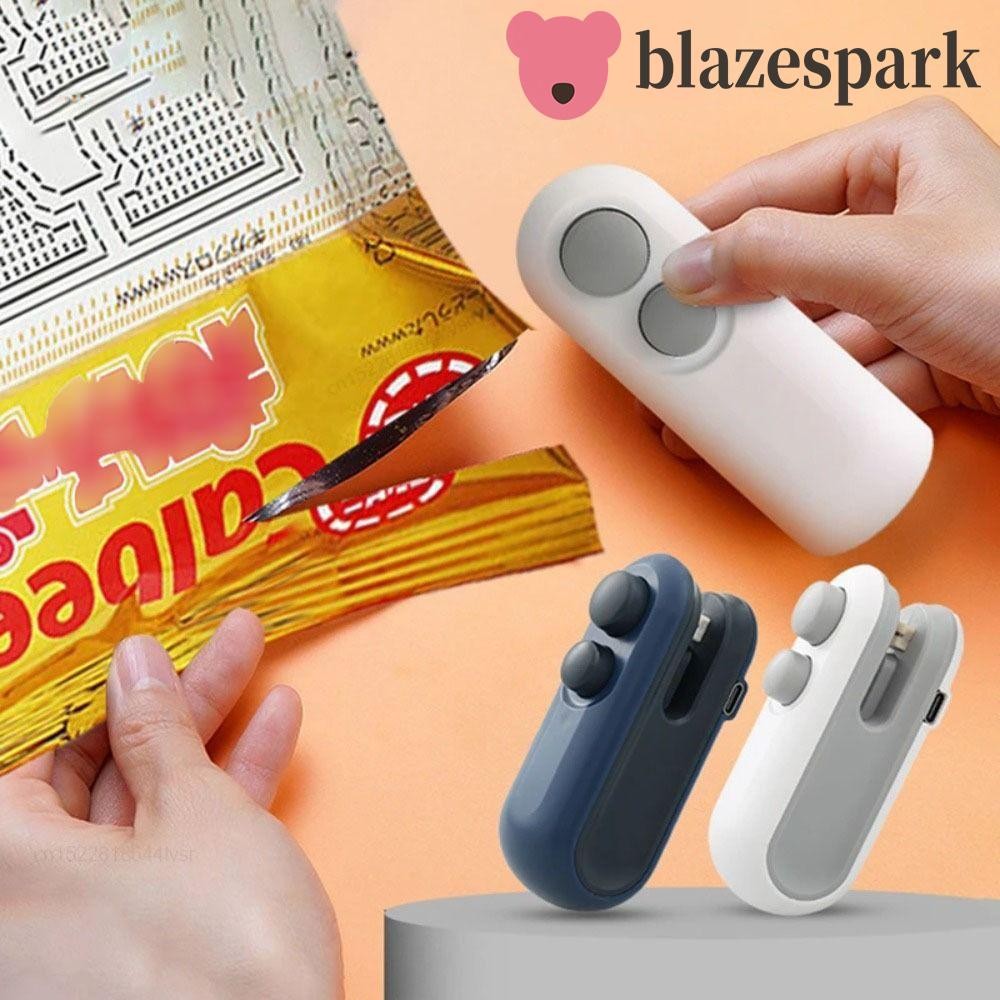 Blazespark เครื่องซีลถุง, เครื่องซีลความร้อน 2 in1 แม่เหล็ก, อุปกรณ์ครัว Handhold ปิดผนึกแพ็คแบบ ...