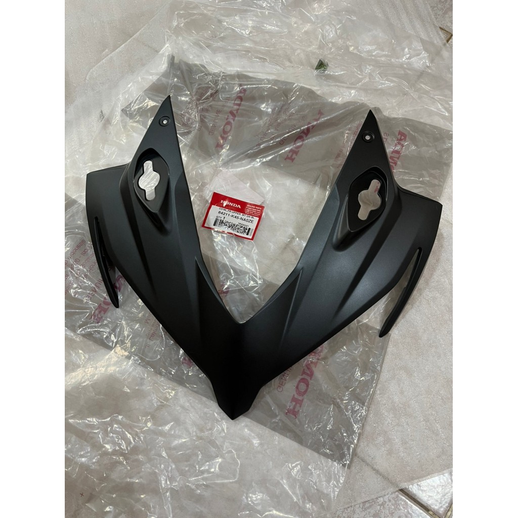 แฟริ่งด้านหน้าตัวบน สีดำ CBR150R ปี 2017-2019 อะไหล่แท้ 64211-K45-NA0ZE ...