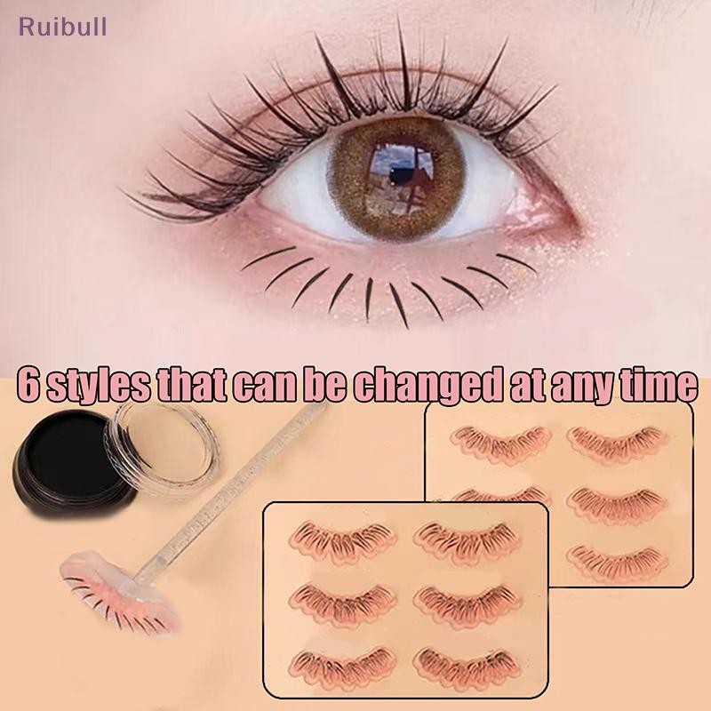 ใหม่ซิลิโคน Lower Eyelash Eyeliner แสตมป์ Lashes Extension Ink DIY Seal เครื่องสําอางหมึก Lash ...