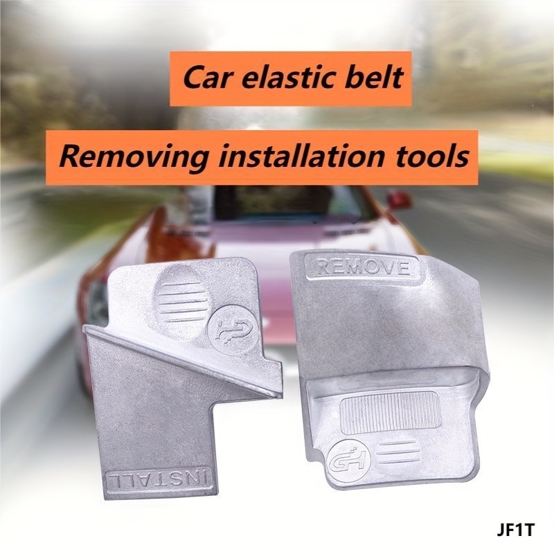 Jf-1 คู่ใหม่รถยนต์ Ribbed ไดรฟ์เข็มขัด Remover ยืด Aux เข็มขัดกําจัดการ ...