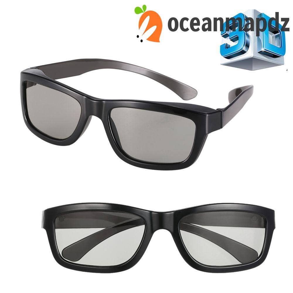 OCEANMAPDZ 3D แว่นตา Passive โฮมเธียเตอร์ฟิล์ม Cinema 3D เกมทีวีมิติ Anaglyph | Shopee Thailand