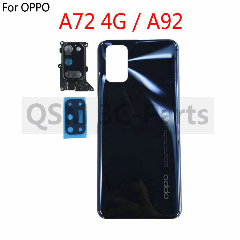 ฝาหลังสําหรับOppo A72 4G CPH2067 / A92 CPH2059 ฝาครอบแบตเตอรี่ด้านหลัง ...