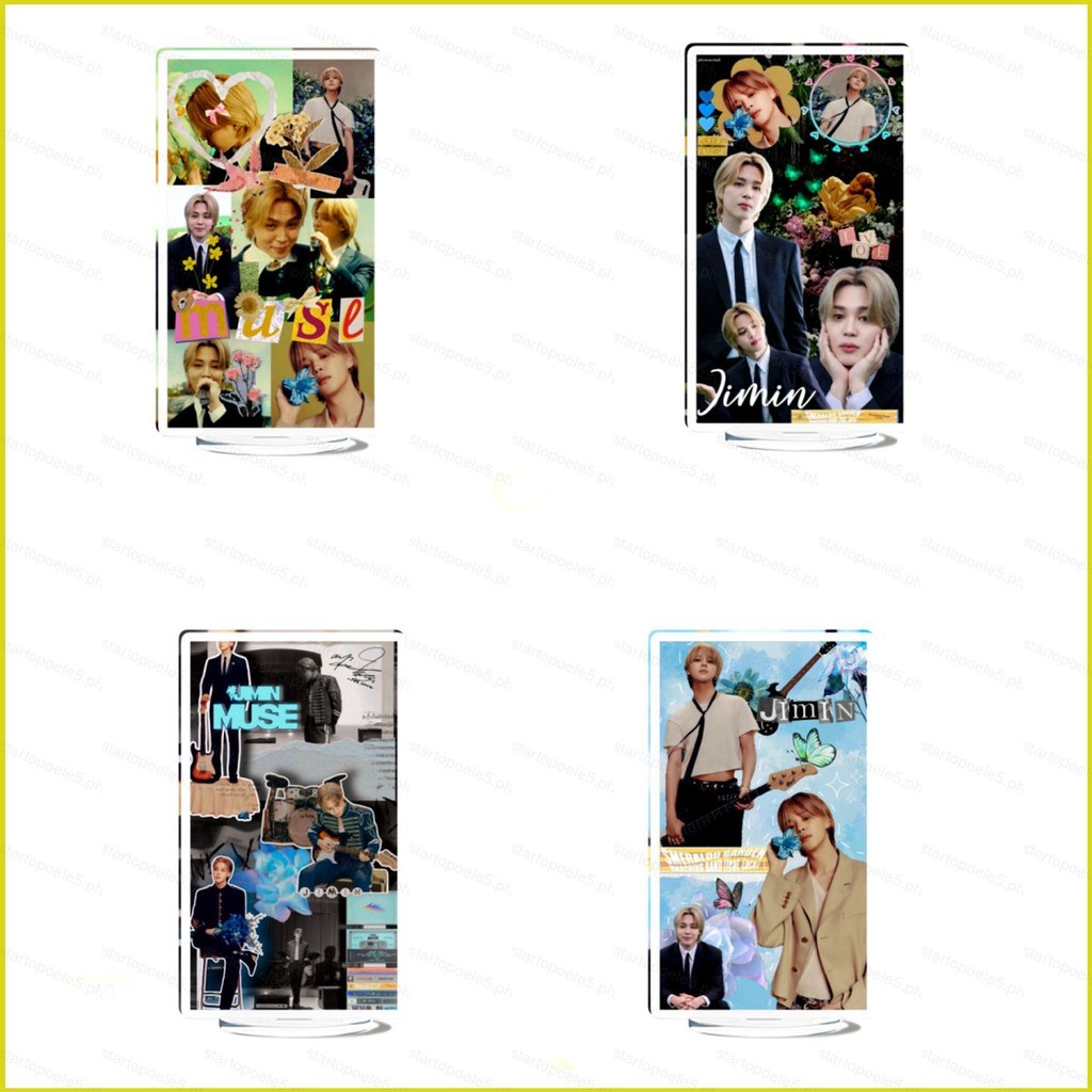 ST5 BTS JIMIN MUSE ที่ใส่แผ่นอะคริลิคขาตั้งแผ่นเดสก์ท็อปดาว ...