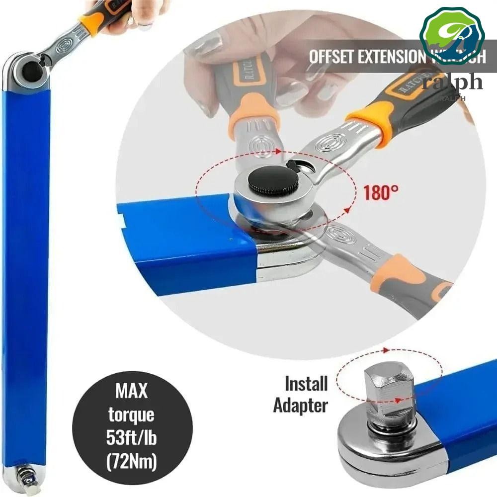 RALPH 5 ชิ้นประแจขยาย, Ratchet Torque ยานยนต์โรงรถเครื่องมือ,สีฟ้าผสม ...