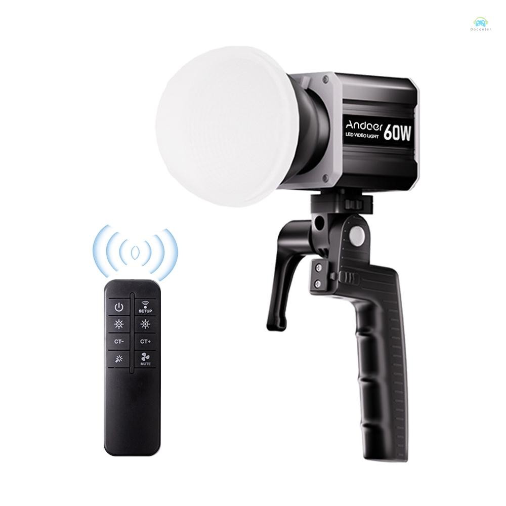 Yb2 การถ่ายภาพโคมไฟ Andoer Tri-Color LED Video Light 60W COB การถ่ายภาพ ...