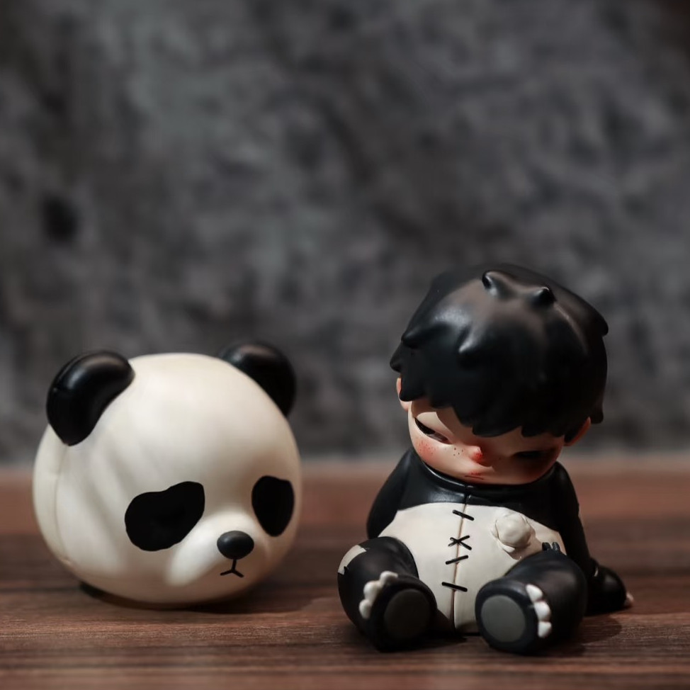 [ของแท้] Popmart Hirono Doll ตุ๊กตาแพนด้ารูปตุ๊กตาเครื่องประดับของขวัญ ...