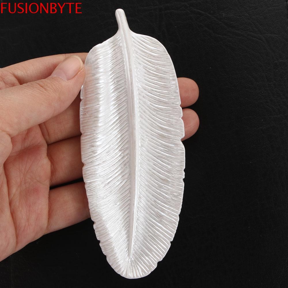 Fusionbyte Feather Nail Art Display Stand อุปกรณ์ประกอบฉากภาพสีขาว Ins เรซิ่นเล็บเคล็ดลับ ...