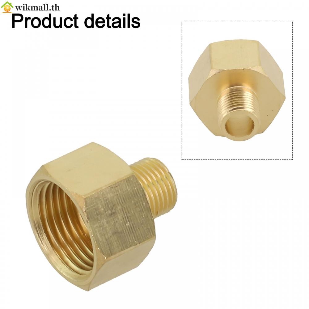 【WIK】Brass Pipe Connector Gas Hexagonal Internal External Thread Joint ...