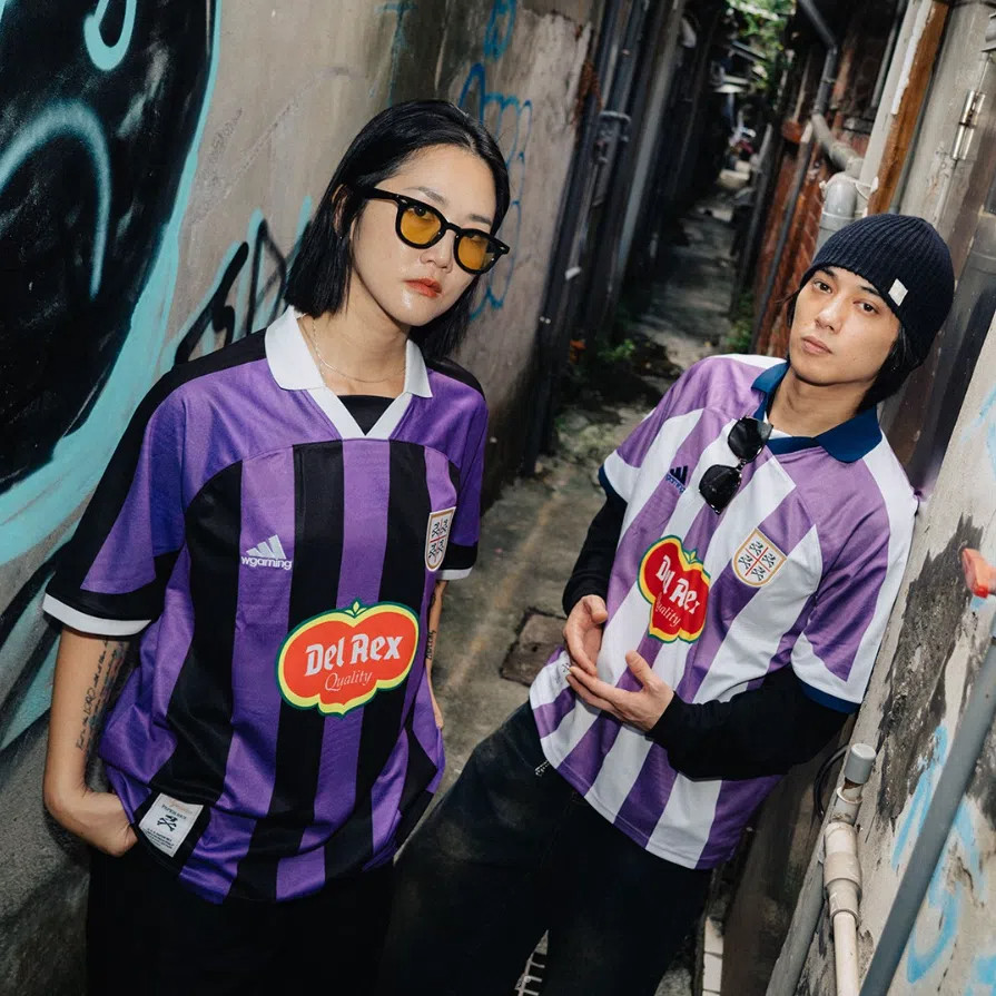 Prx WGAMING Jersey 9900 สีขาว/ม่วง . 2024 Papier Rex ชุด E-sports ...