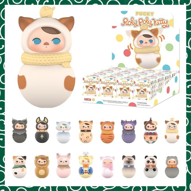 POP MART PUCKY Roly-Poly Kitty Series 【1 Piece】 (PUCKY Roly-Poly Kitty ...