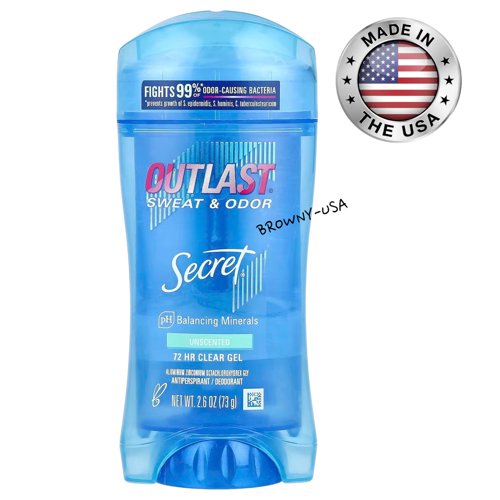 Secret Outlast Unscented Clear Gel Antiperspirant Deodorant for Women ...