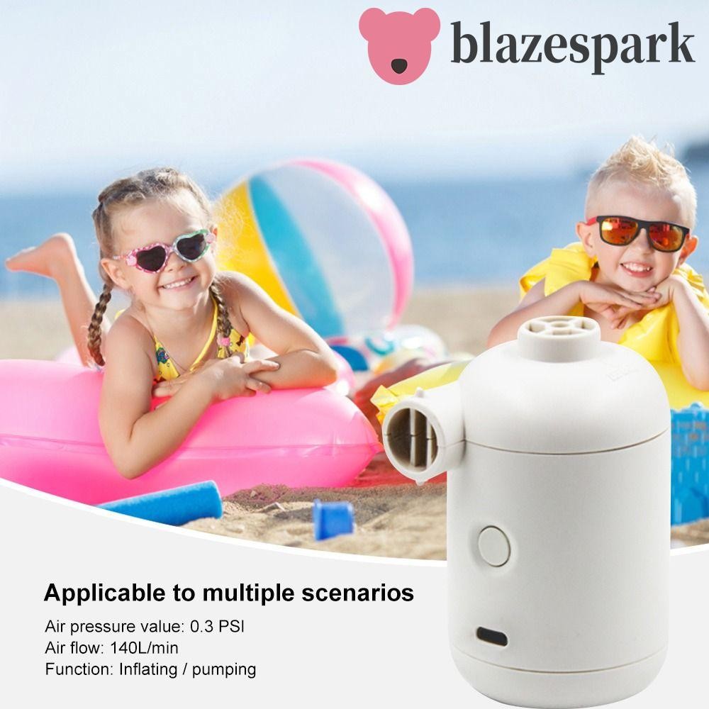 Blazespark ปั๊มลมไฟฟ้า, 4 ขั้วต่อ DC 5V Air Inflatable ปั๊ม,ในครัวเรือน Inflator แบบพกพา Quick ...
