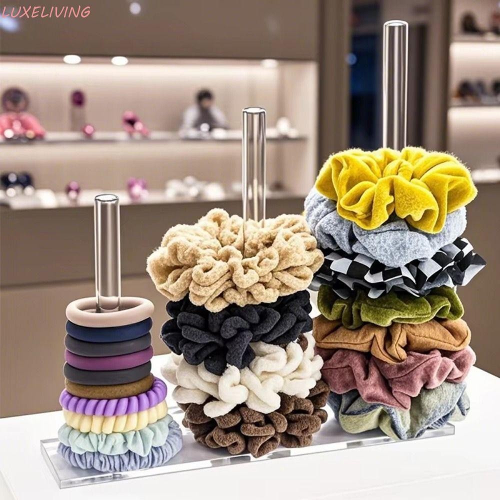 Luxeliving Scrunchie Storage Stand,ที่ถอดออกได้ลื่นอะคริลิคHeadband ...