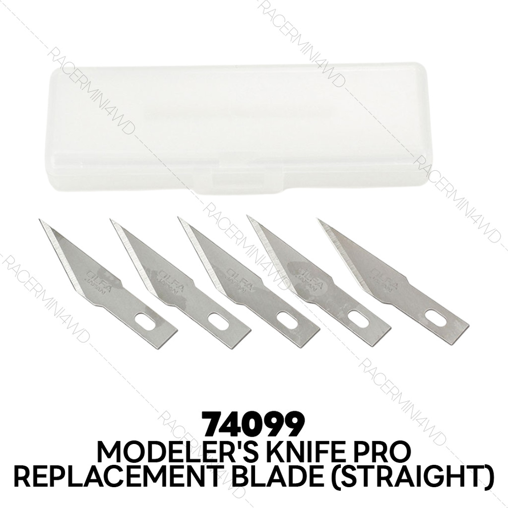 TAMIYA Modeler's Knife PRO Replacement Blade (Straight,5pcs.) 74099 ...