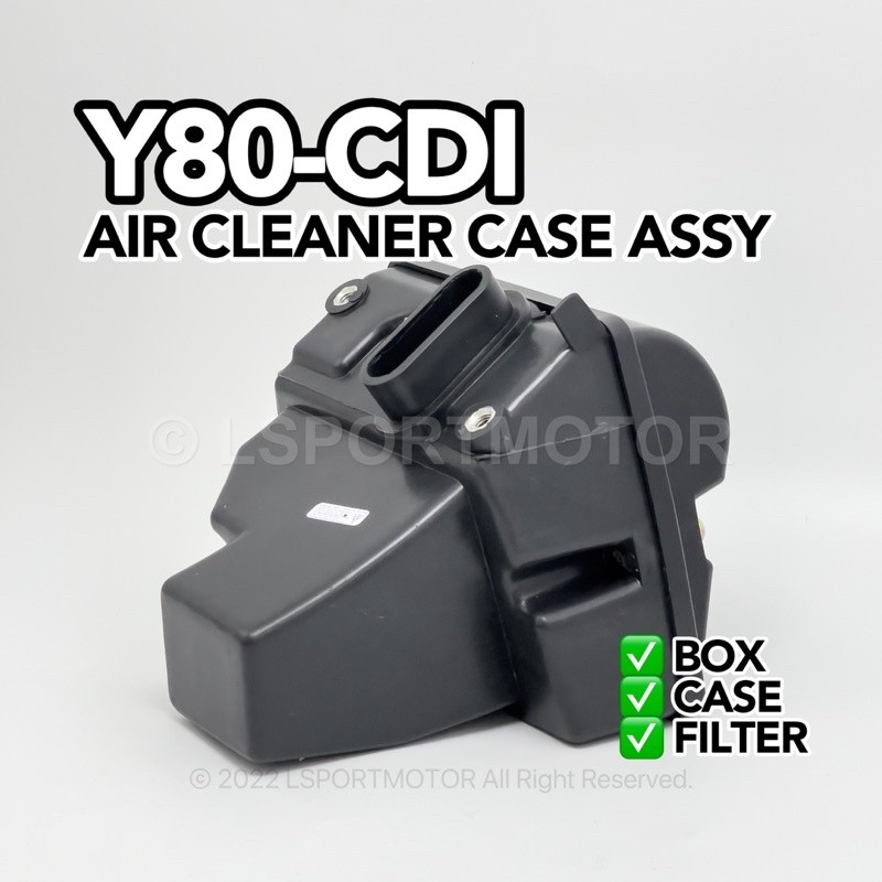 YAMAHA Y80-CDI AIR CLEANER CASE ASSY (COMPLETE) KOTAK ANGIN FILTER ...