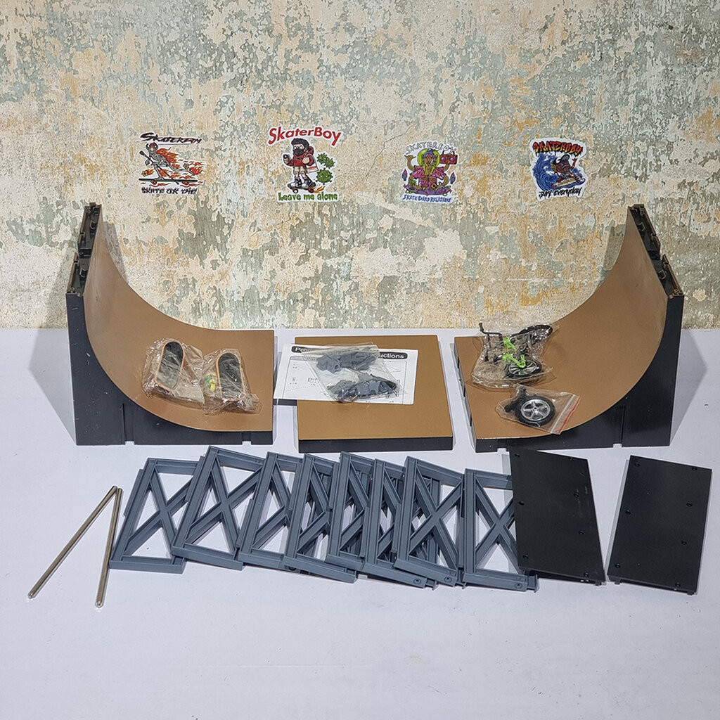 [0205] อปกรณ์จำลอง skate park สำหรับเล่น fingerboard สเก็ตบอร์ดนิ้ว ...