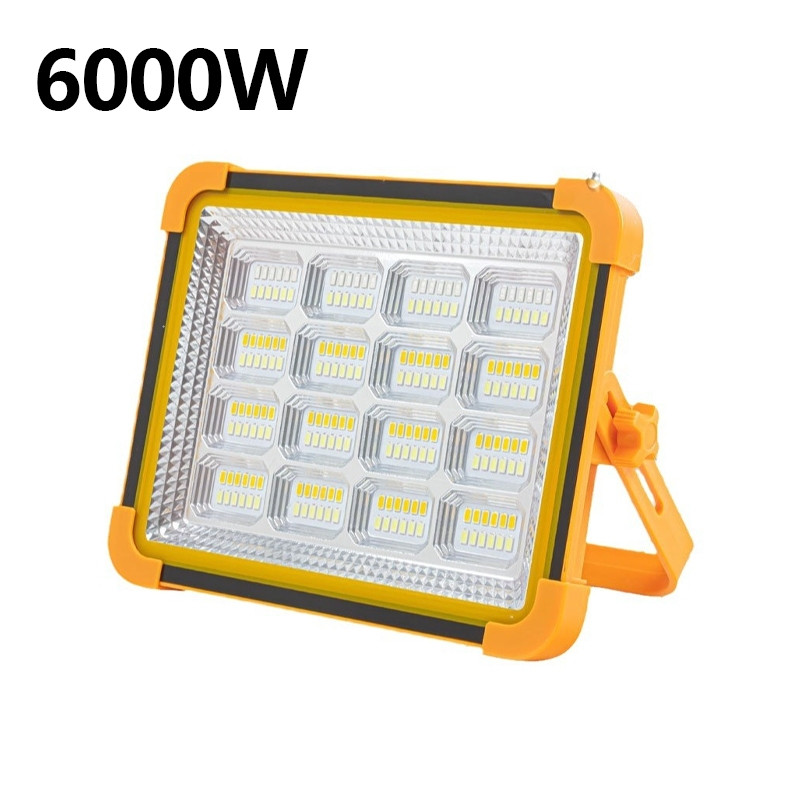 YS Tool ไฟฉุกเฉิน โซล่าเซลล์ LED 6000W สปอตไลท์พกพา solar light ไฟพกพาอเนกประสง ไฟฉุกเฉินโซล่า ...