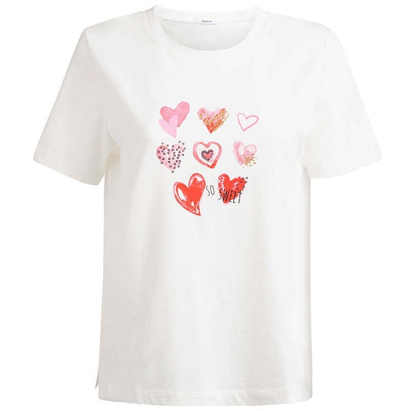 ปกติ🔥 BOSSINI Tee time Women NO. 820133000 เสื้อยืดราคาพิเศษ หญิง ...