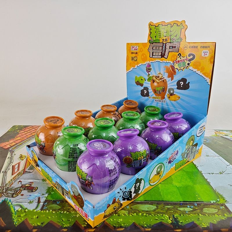 [ยกกล่อง 12 รุ่น] Plants vs. Zombies Mystery Box รถขนาดเล็ก Mystery ...