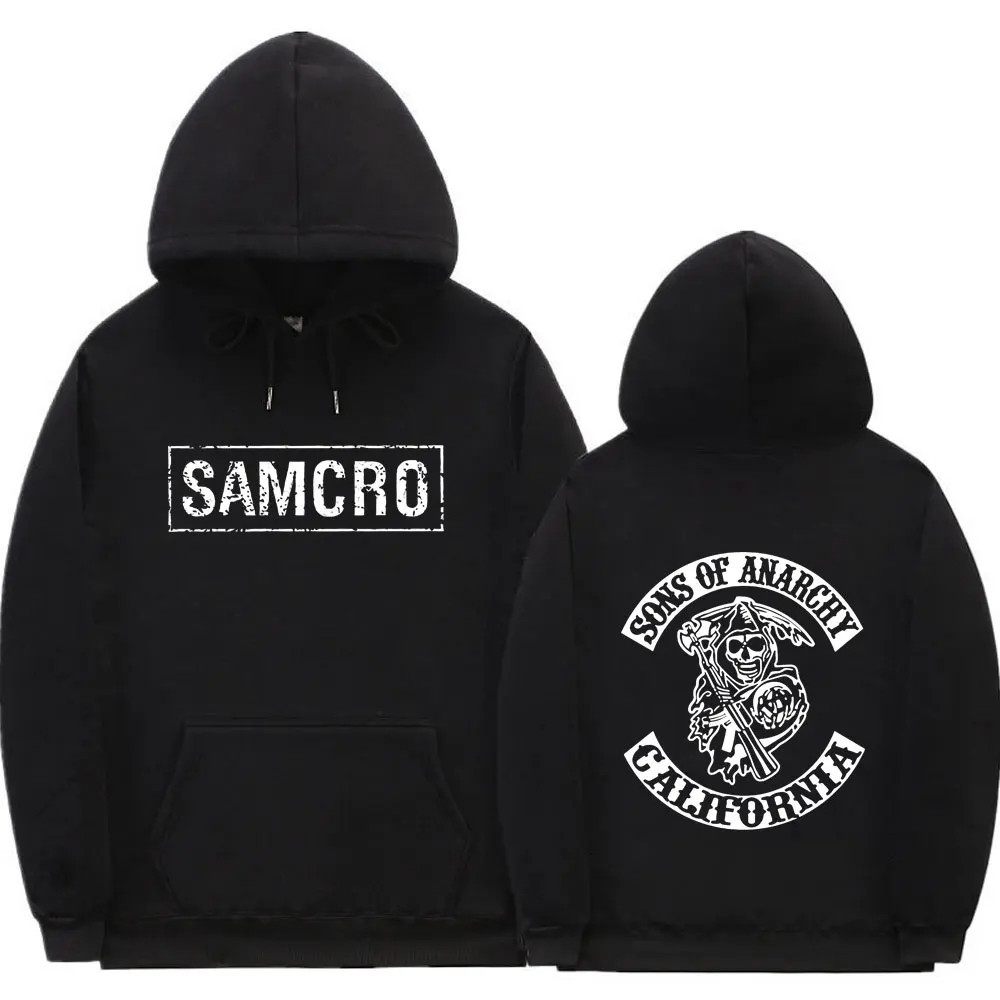 Sons of Anarchy SAMCRO สองด้านพิมพ์ Hoodie เสื้อกันหนาวผู้ชาย Women ...