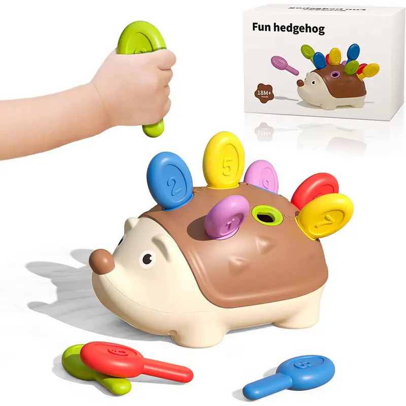 Hedgehog Montessori Educational Toy Fine Motor Toys for Toddlers ...
