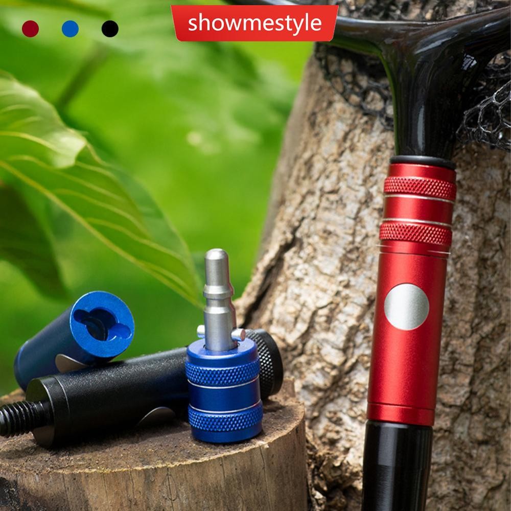 SES 1pc 8MM อลูมิเนียมอัลลอยด์ Landing Net Connector Push-Button ...