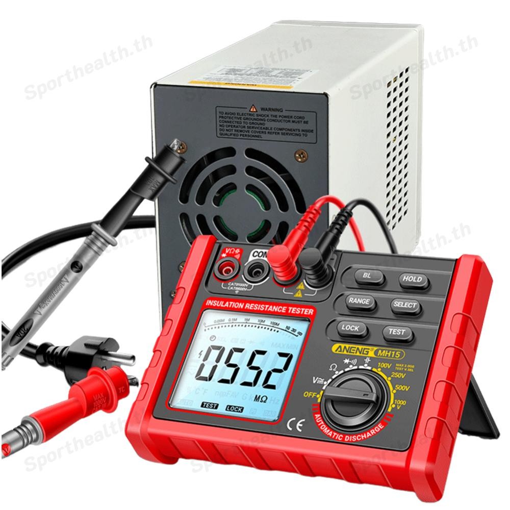 ANENG MH15 เครื่องวัดความต้านทานฉนวนดิจิตอล เครื่องทดสอบแรงดันไฟฟ้า AC ...