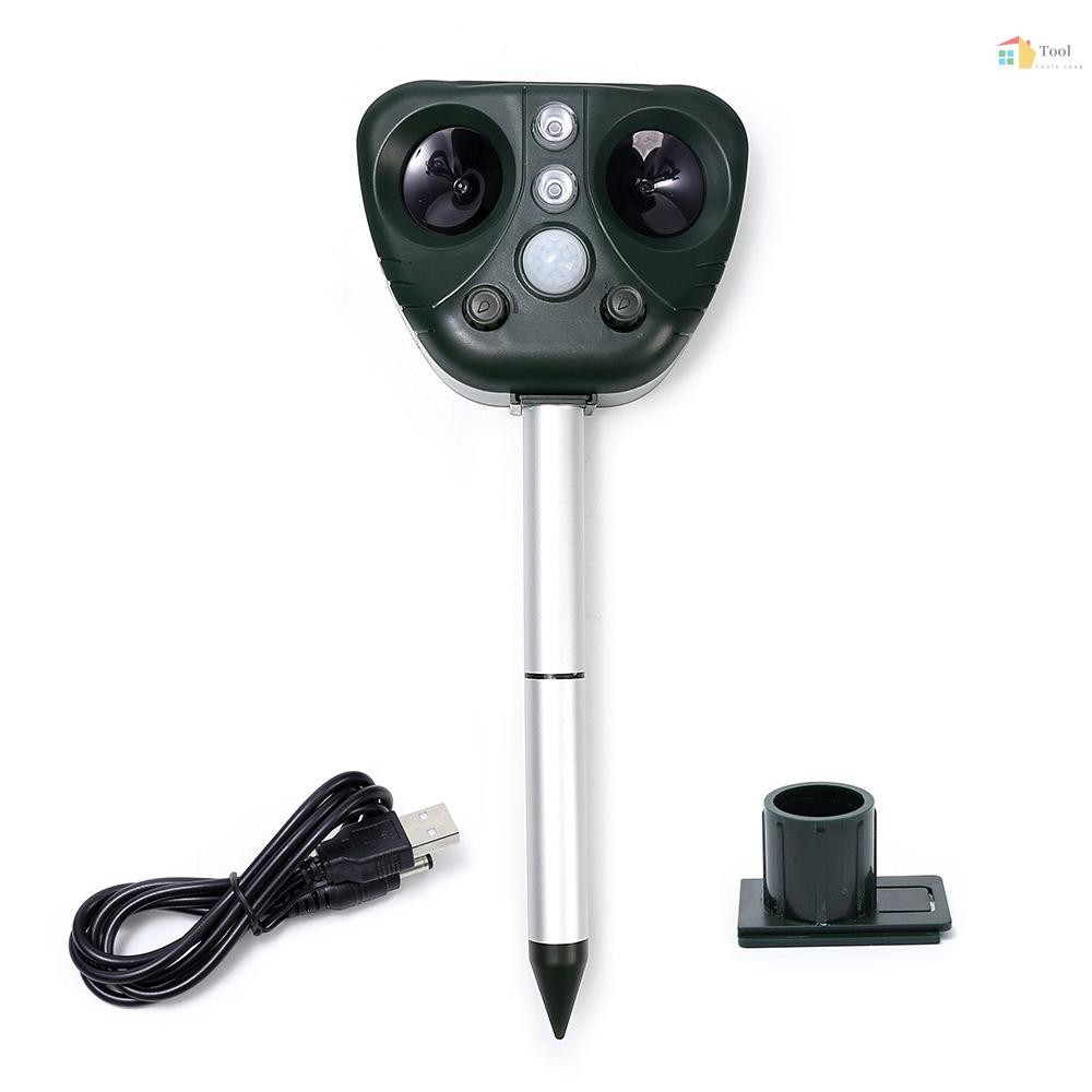 กันน้ํากลางแจ้งพลังงานแสงอาทิตย์ Pest Rejector สวนฟาร์มเมาส์ Mole Pest ...