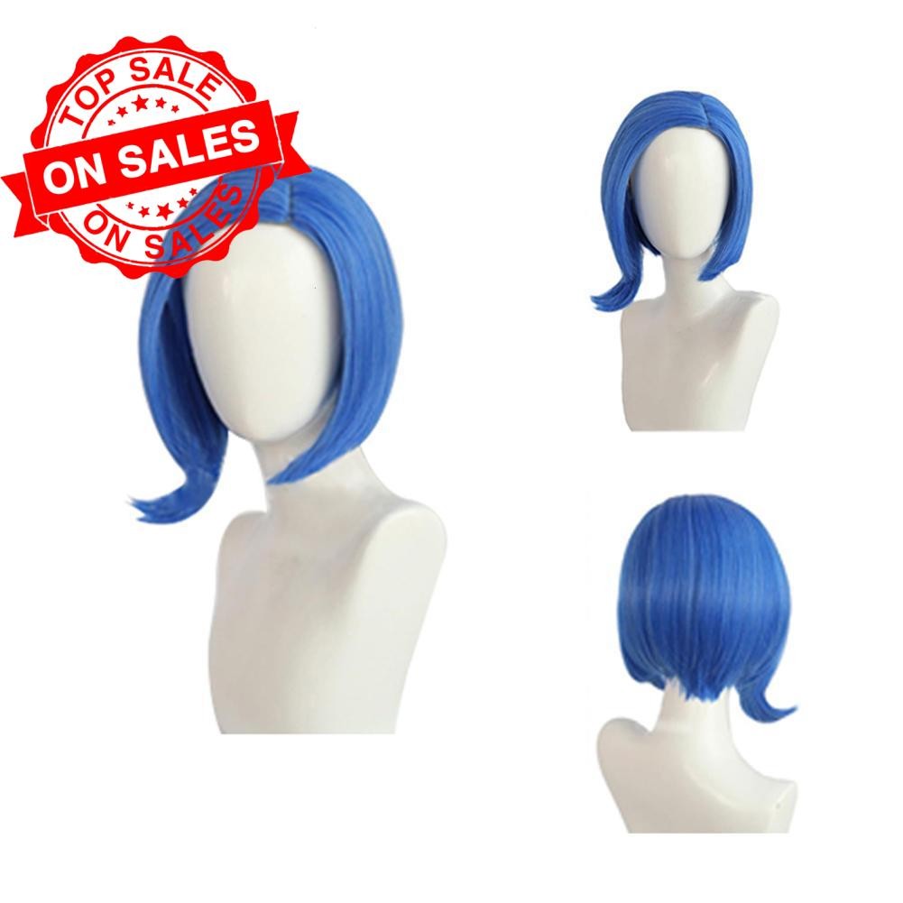 Inside Out Sadness Blue Wig บทบาทเล่น Sadness Blue Wigs ผม R2t5 ...