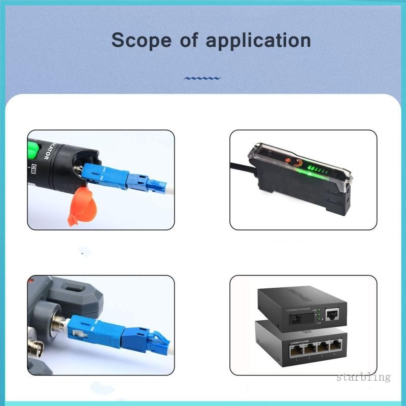 Star LC Female to SC Male Optical Power Meter Locator Fiber Hybrid ...