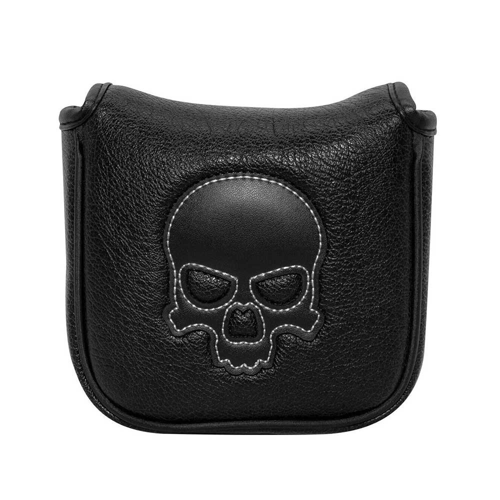 Skull Golf Square Mallet Putter Cover Headcover Magnetic For Large ...
