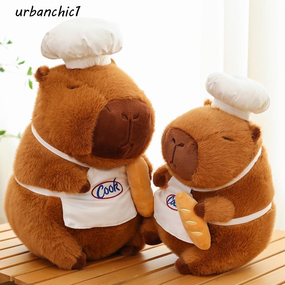 Urbanchic Capybara ตุ๊กตาตุ๊กตา, Cook Baking Capybara ของเล่นตุ๊กตา ...