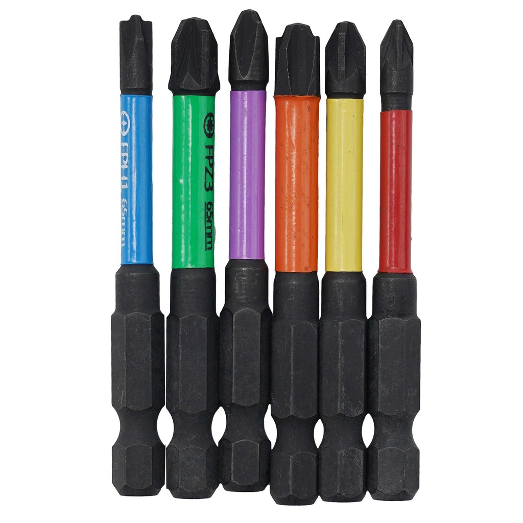 คุณภาพสูง 6 ชิ้น 65 มม.แม่เหล็กพิเศษ Slotted Cross ไขควงบิตสําหรับช่างไฟฟ้า FPH FPZ | Shopee ...