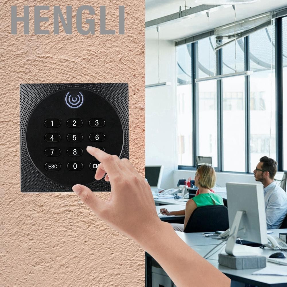 Hengli เครื่องอ่านการ์ด RFID 125kHz Wiegand 26 พร้อมรหัสรหัสรหัส ...