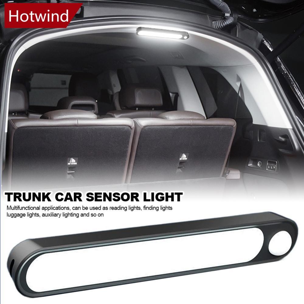 HTT รถ Trunk Sensor Light ชั้น Trunk Hood USB ชาร์จอัตโนมัติ Induction ...