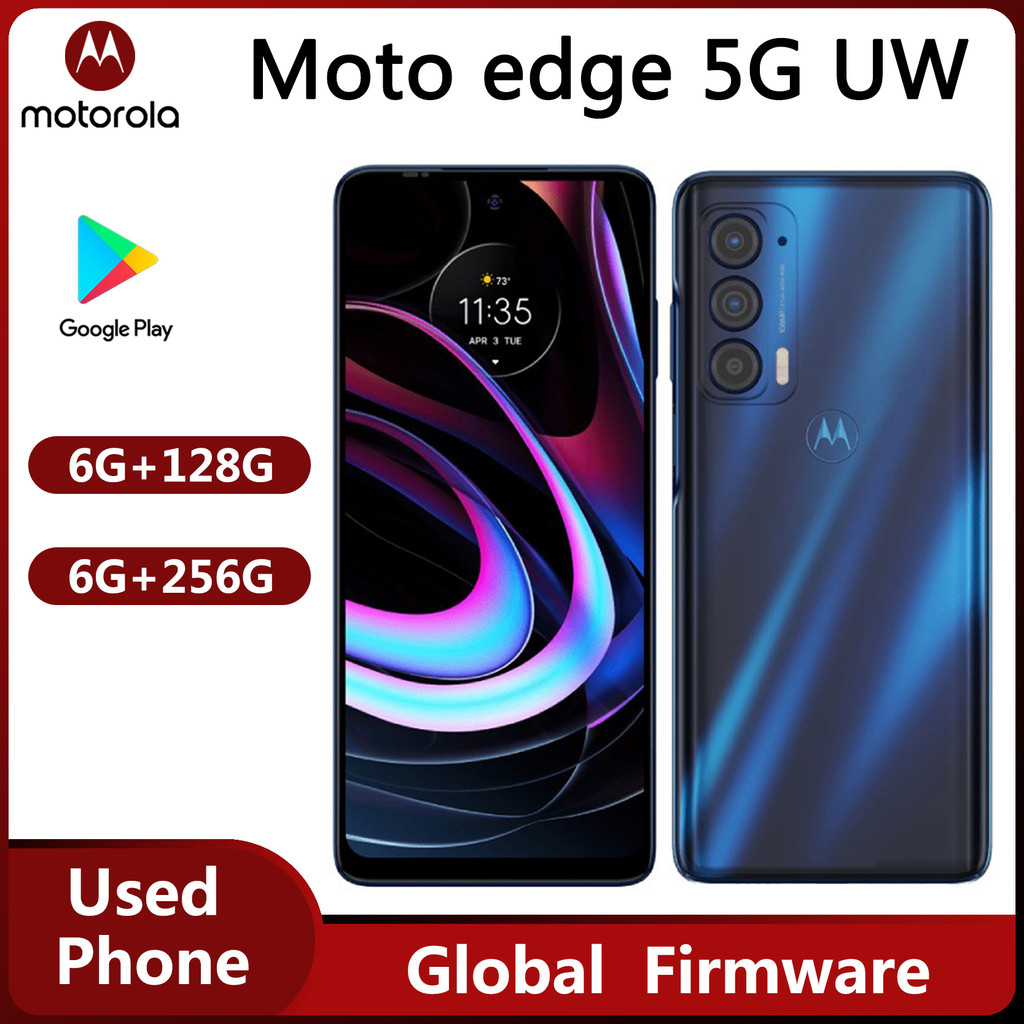 Motorola moto edge 5G UW (2021) (XT2141) 6.8" 1080x2460 พิกเซล cpu ...