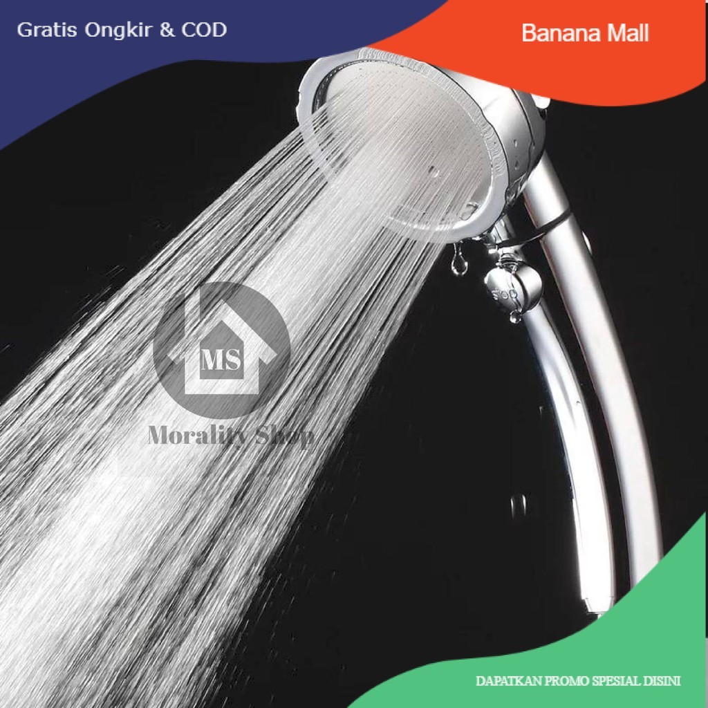 BM54PAY จัดส่งที่รวดเร็ว Water Saving Super Shower Head On Off 3in1 ...
