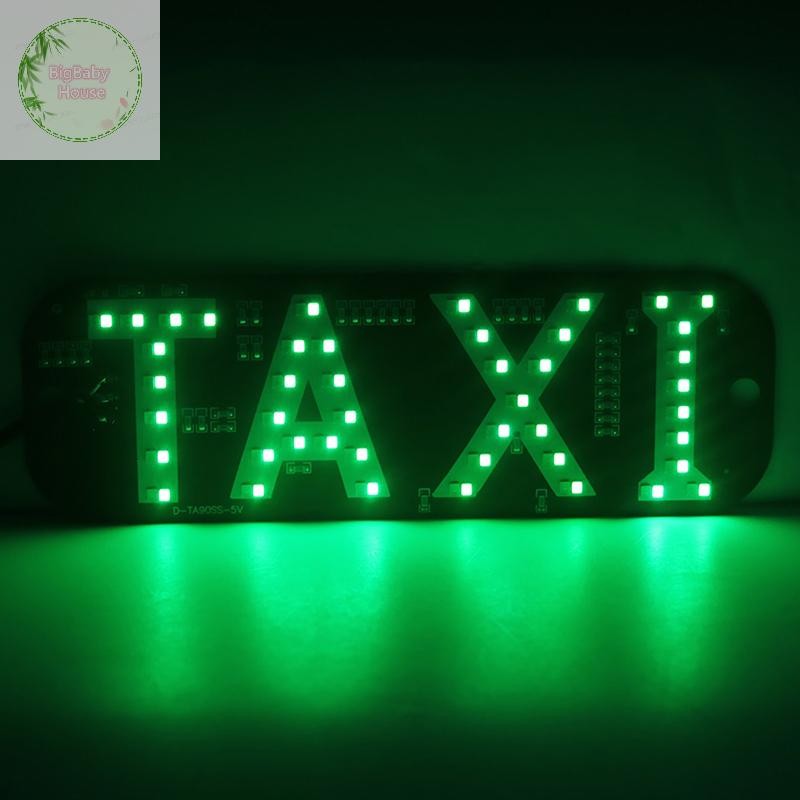 BigBabyHouse Taxi Light,Dual Colours Taxi LED Sign Decor, ไฟ LED Taxi ...