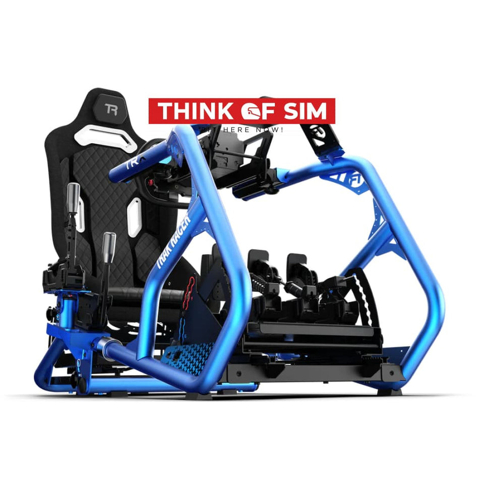 Trak Racer Alpine Racing TRX Simulator Cockpit (Alpine Racing Blue ...