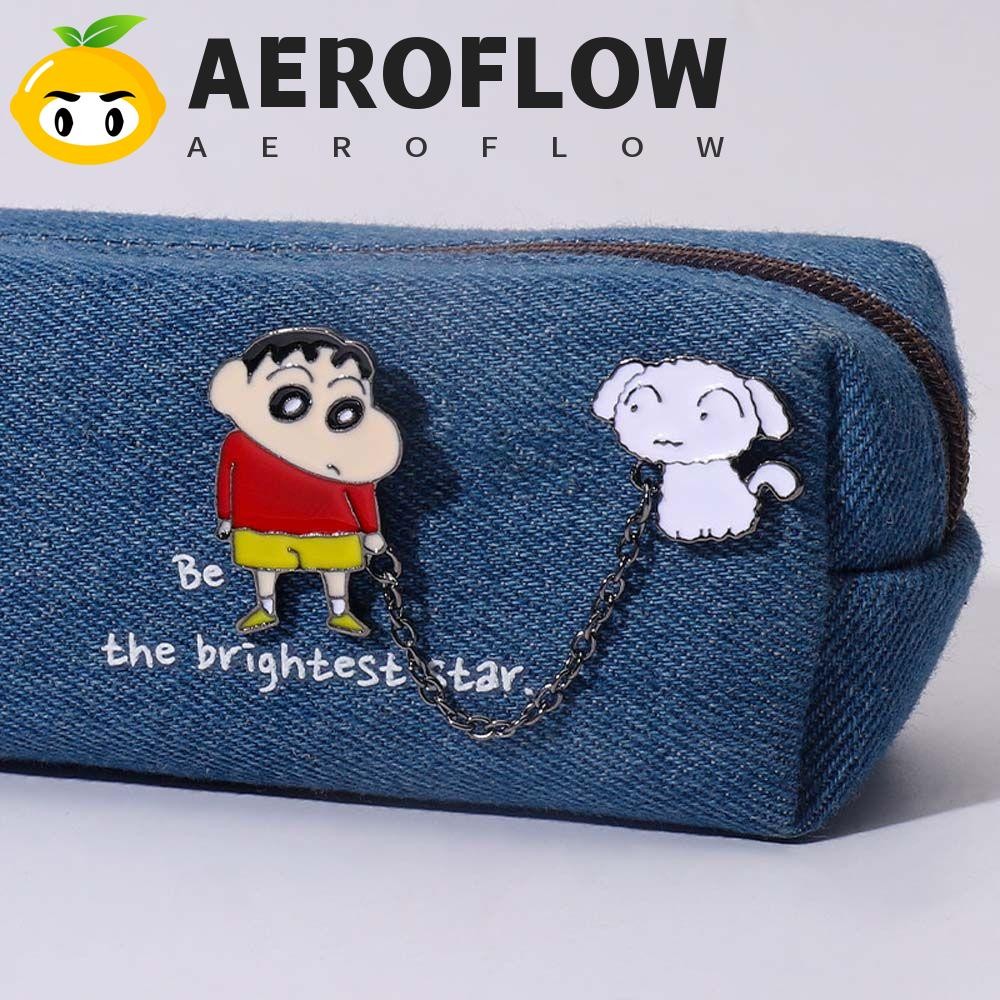 Aeroflow เข็มกลัดตัวละครอะนิเมะ Creative Dripping Oil การ์ตูน Crayon ...