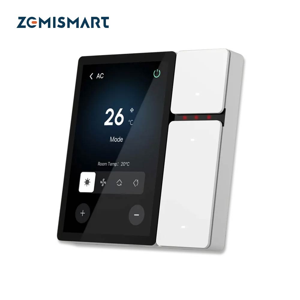 Zemismart Tuya WiFi แผงสมาร์ทหน้าจอ LCD 3.5in Home Central Control ใน ...